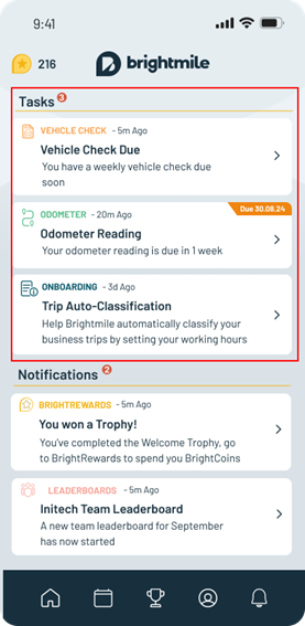 Notification & Task Center